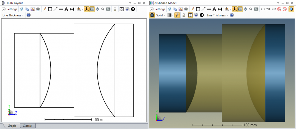 How to model the glass thermal expansion of optical module?