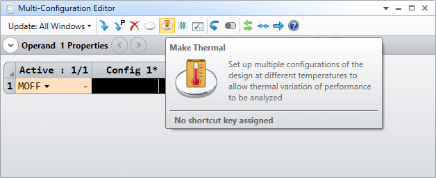 How to model the glass thermal expansion of optical module?